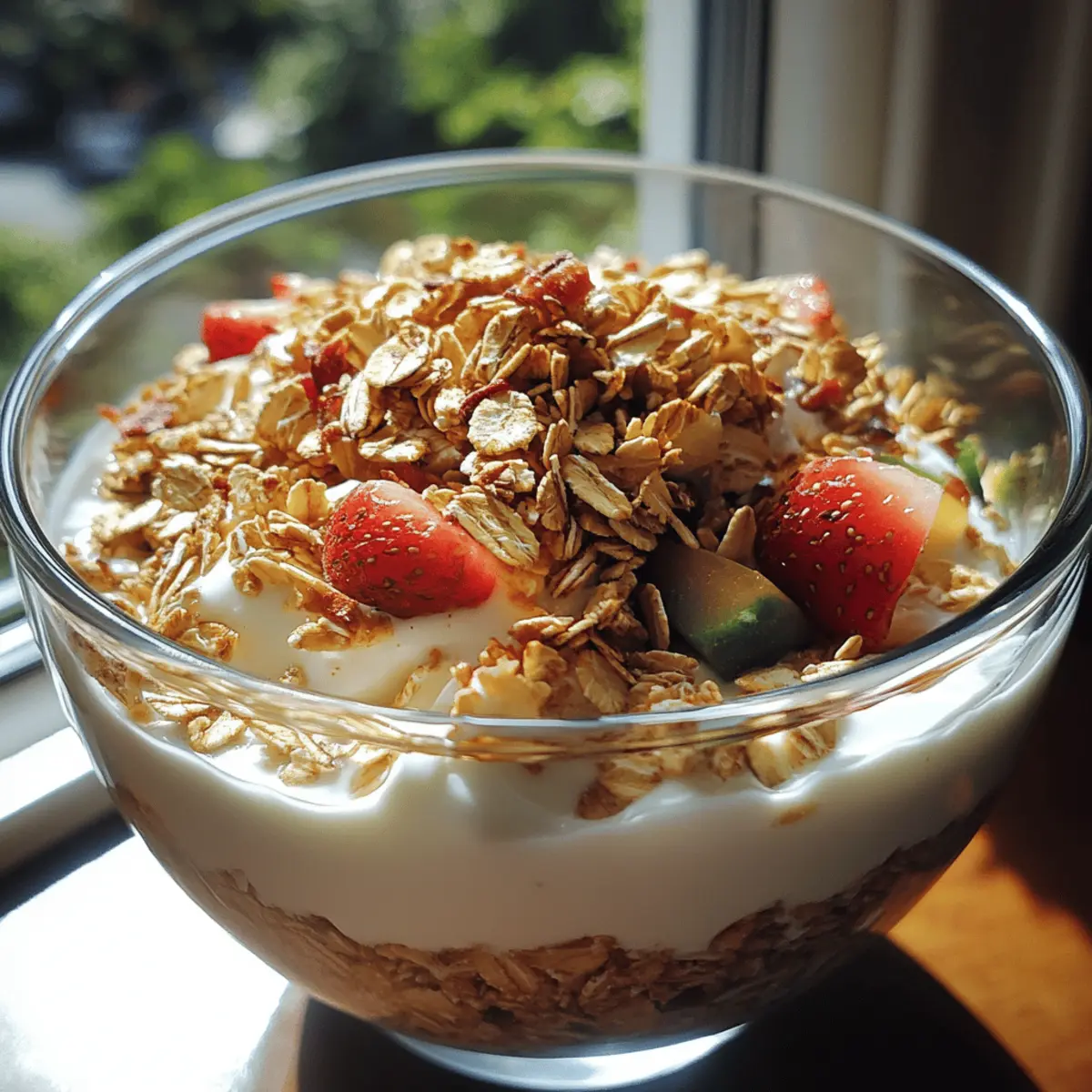 Easy Yoghurt with Muesli: A Creamy, Crunchy Breakfast Boost