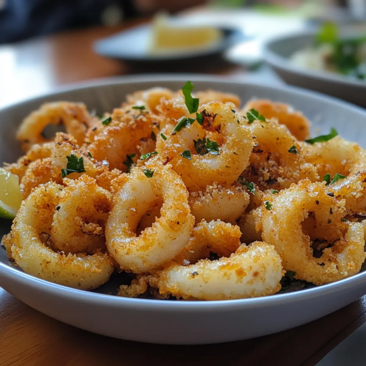 Irresistible Crispy Kalamaria Tiganita (Fried Calamari) Recipe